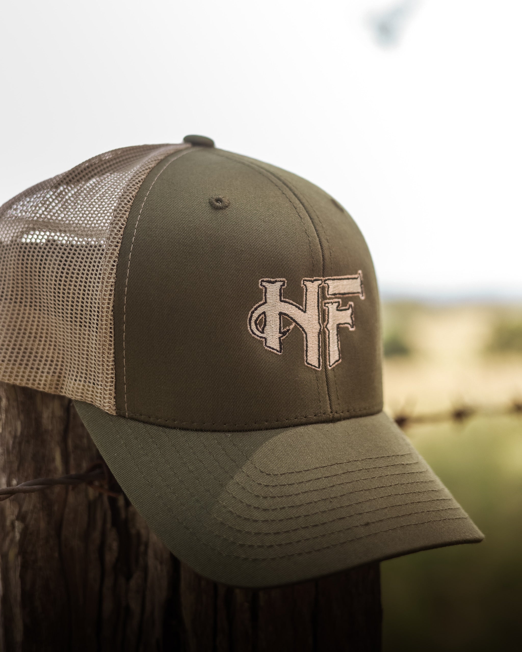Clancy Trucker Cap - Moss Green/Khaki – Holdfast Clothing
